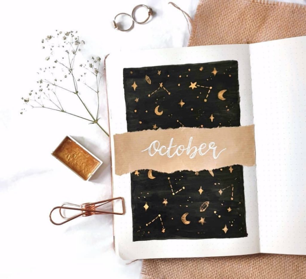 25 Galaxy and Space Themed Bujo Spreads You Need - atinydreamer