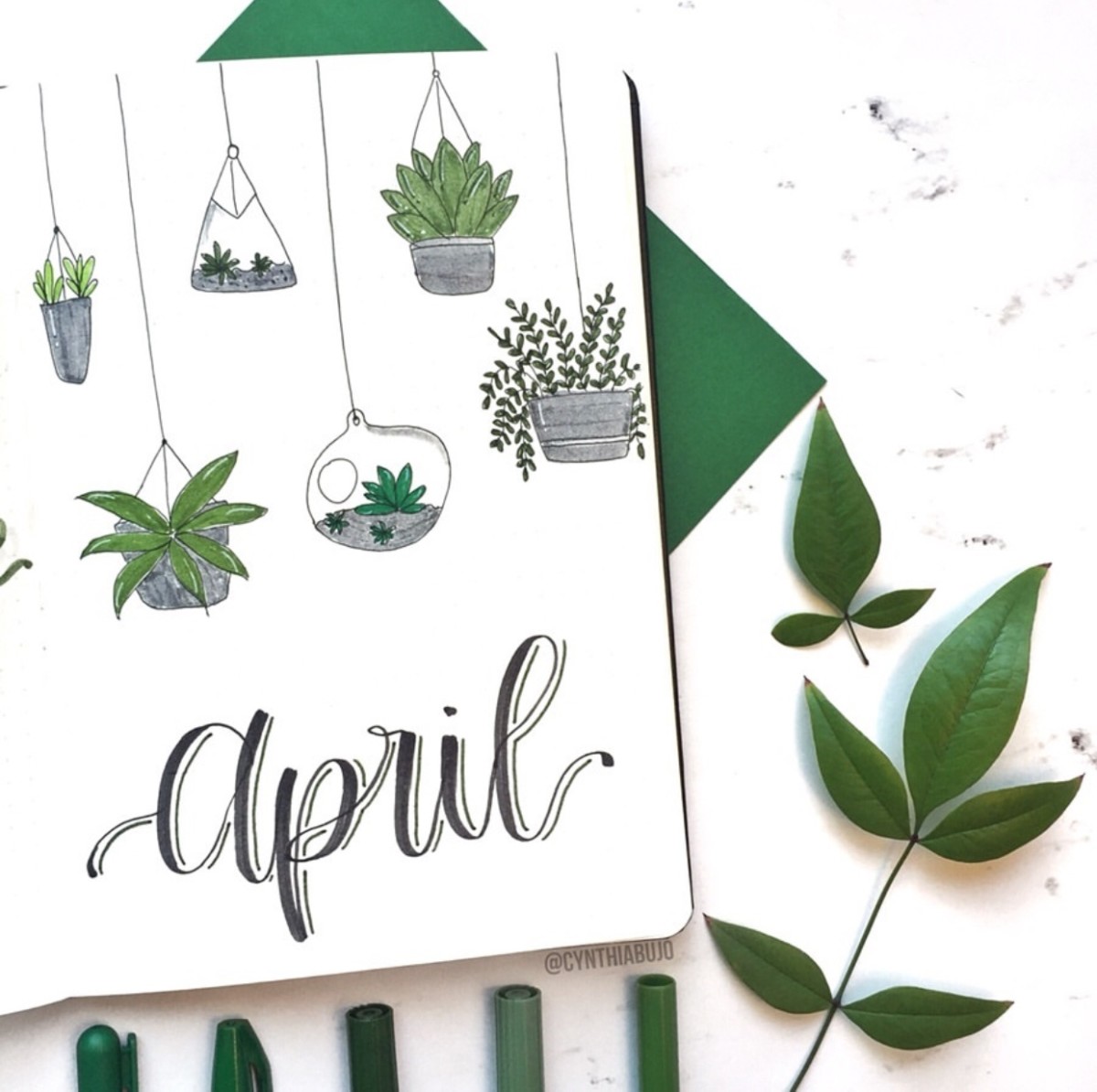 25 Wonderful April Bujo Spreads You Need to See - atinydreamer