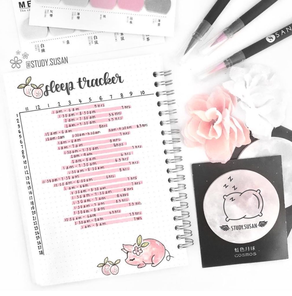 24 Adorable Sleeping Trackers for Your Bullet Journal - atinydreamer