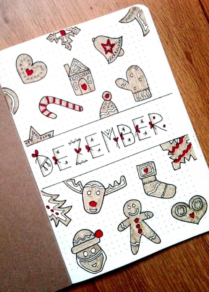 35 Gorgeous December Bullet Journal Spreads to Take Inspiration From ...