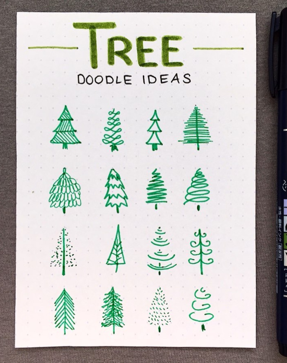 24 Adorable Christmas Doodles to Draw in Your Journal - atinydreamer