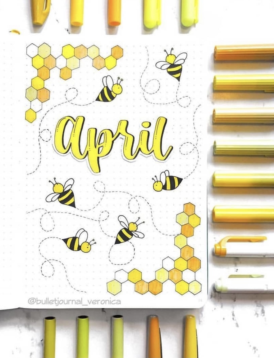 62 Best April Bujo Cover Spreads to Steal Now - atinydreamer