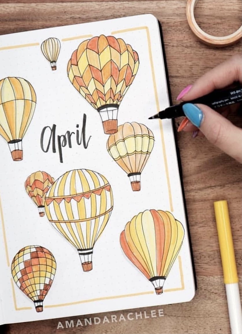 62 Best April Bujo Cover Spreads to Steal Now - atinydreamer