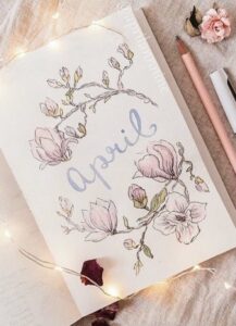 62 Best April Bujo Cover Spreads to Steal Now - atinydreamer