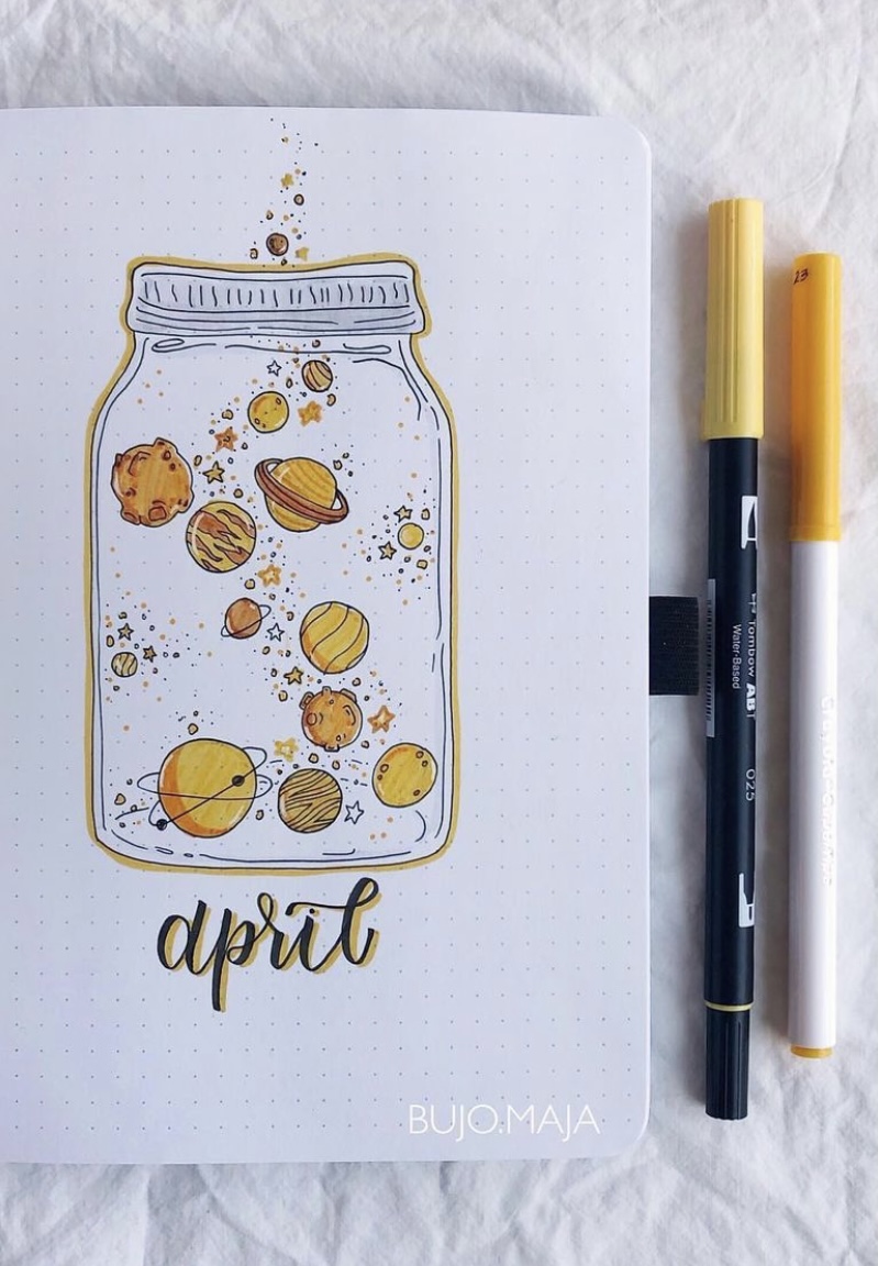 62 Best April Bujo Cover Spreads to Steal Now - atinydreamer