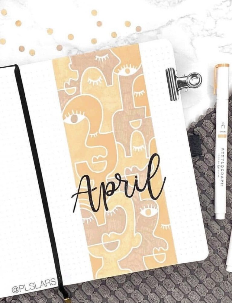 62 Best April Bujo Cover Spreads to Steal Now - atinydreamer