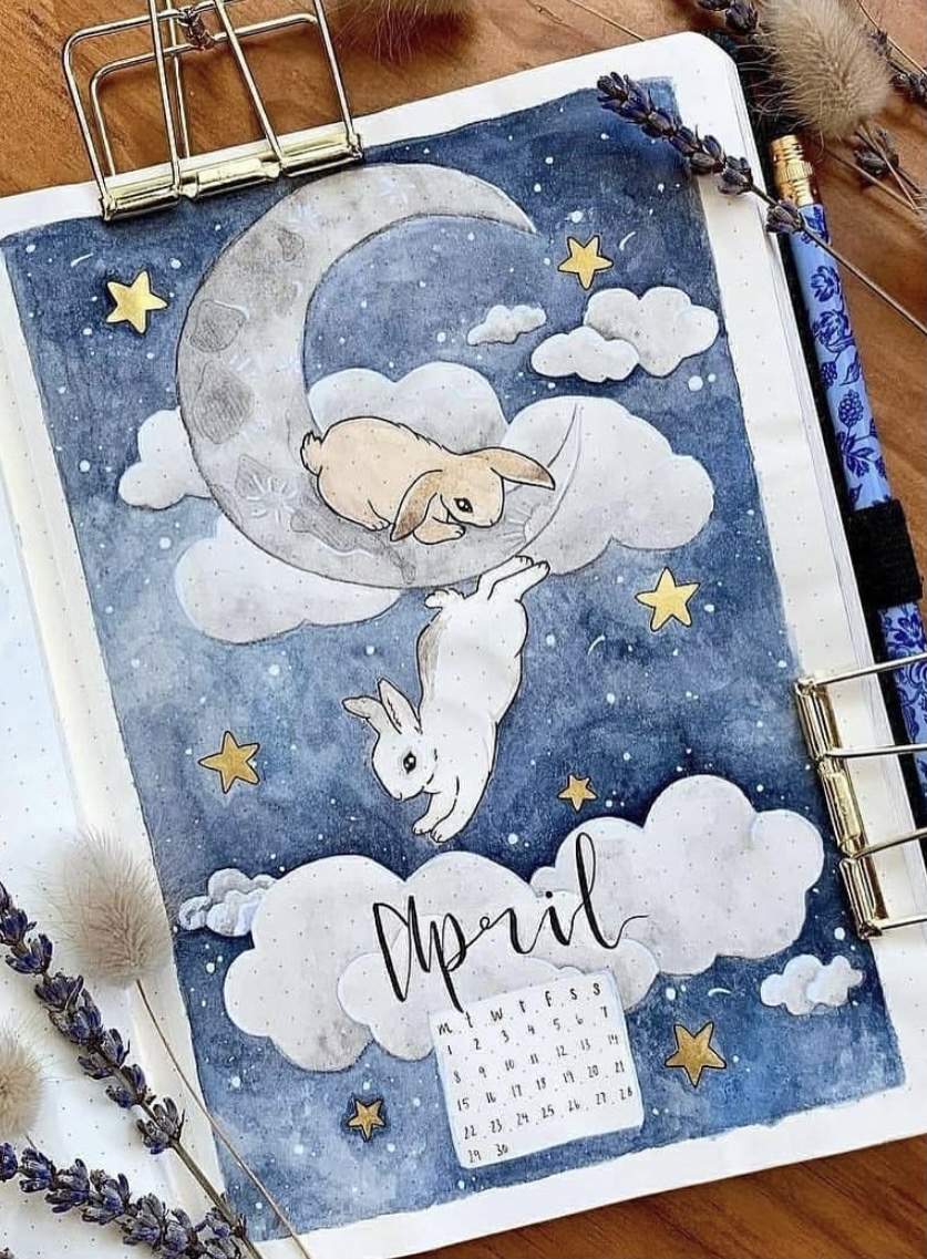 62 Best April Bujo Cover Spreads to Steal Now - atinydreamer