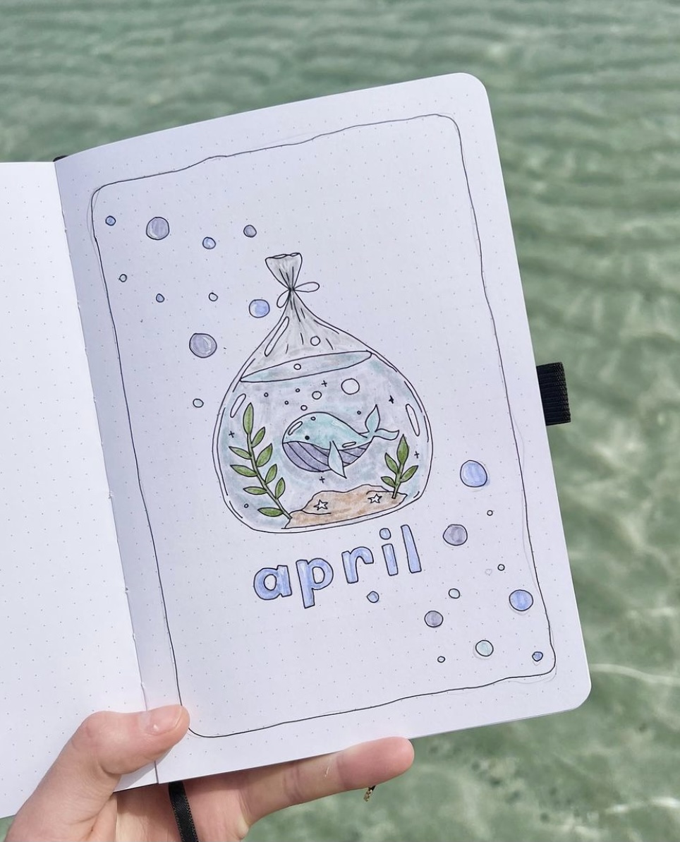 58 Best April Bujo Cover Spreads for Inspiration - atinydreamer