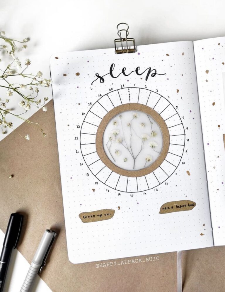 37 Best Sleep Tracker Bullet Journal Spreads to Copy Now - atinydreamer