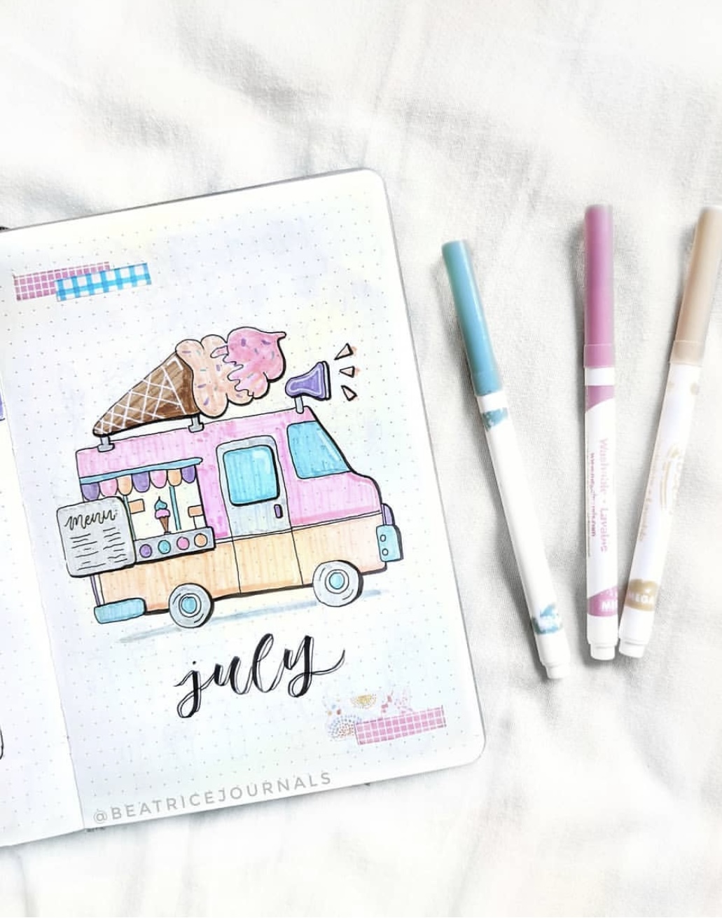 45 Best July Bullet Journal Spreads to Copy Now - atinydreamer