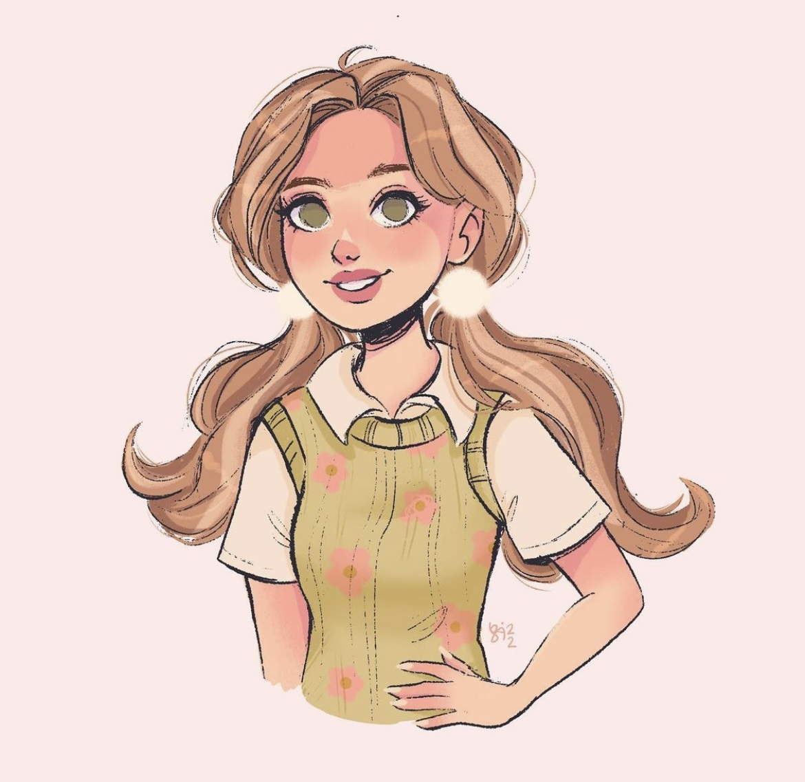 34 Adorable Digital Art Girl Drawings to Try Out - atinydreamer