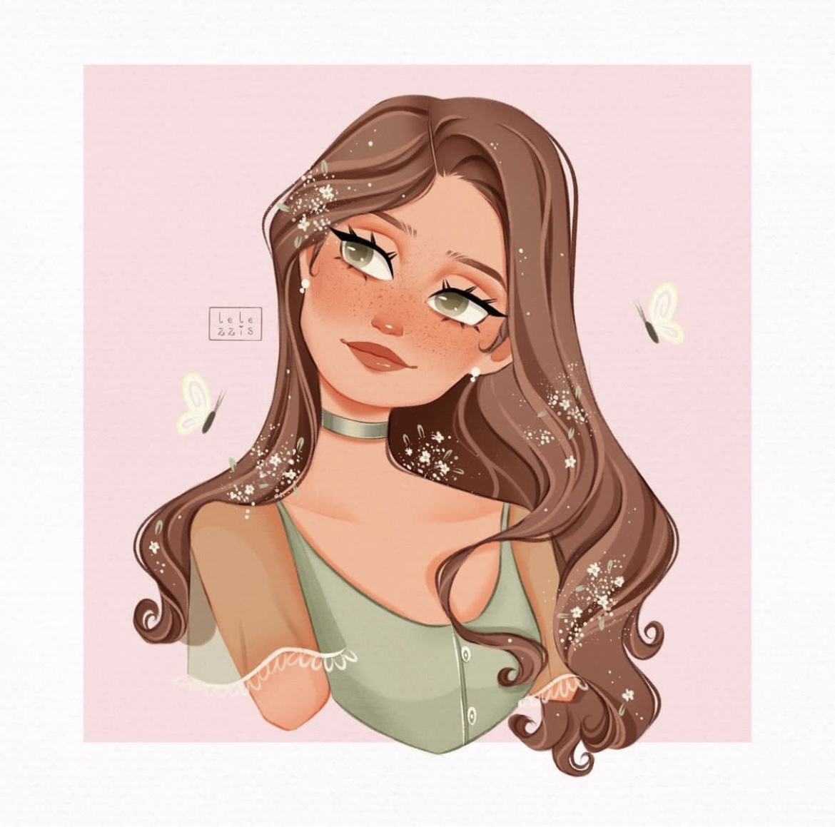 34 Adorable Digital Art Girl Drawings to Try Out - atinydreamer