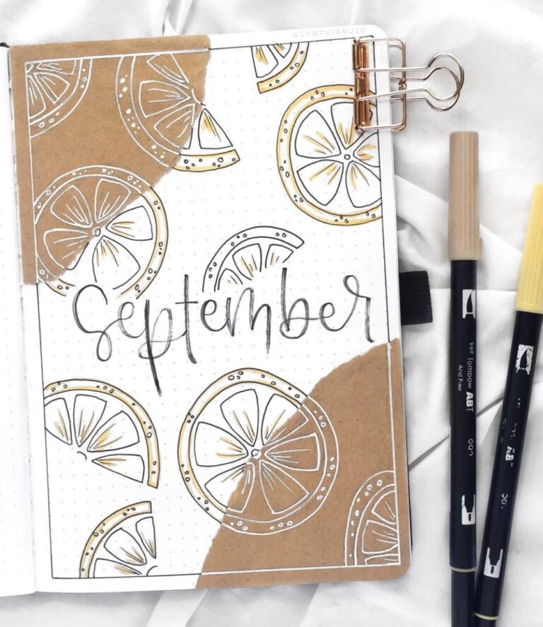69 Best September Bujo Cover Spreads for Inspiration - atinydreamer