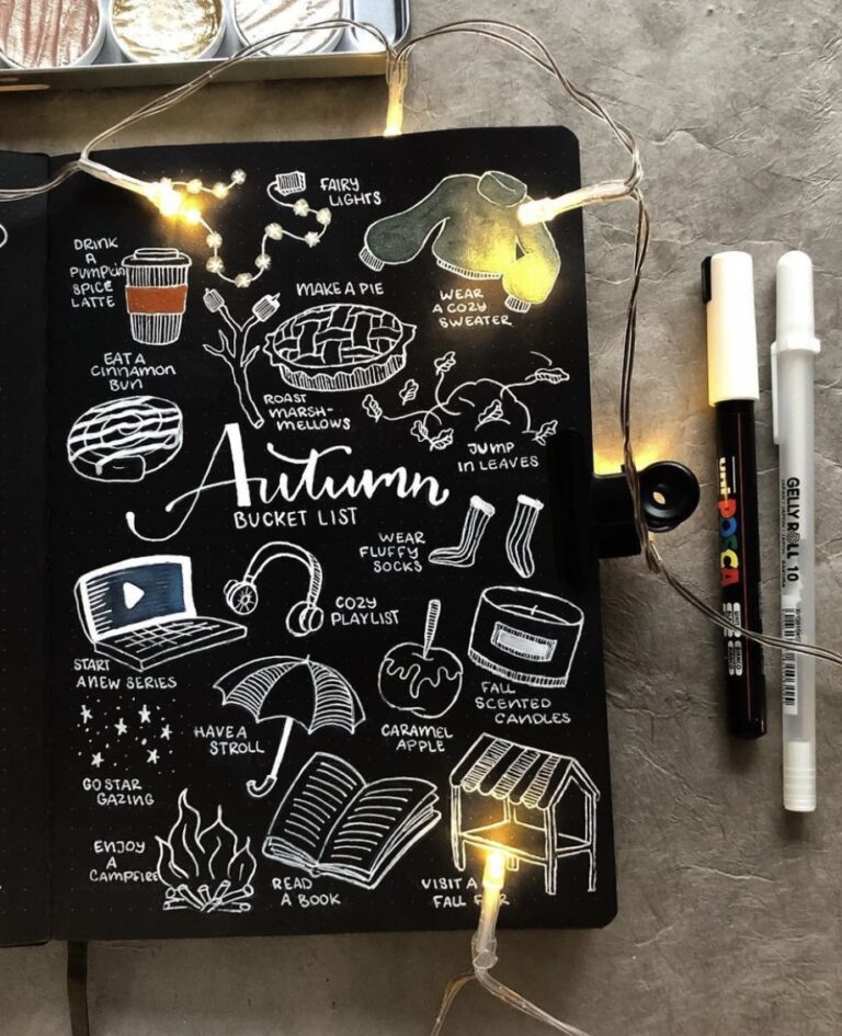 79 Best October Bujo Cover Spreads to Copy - atinydreamer