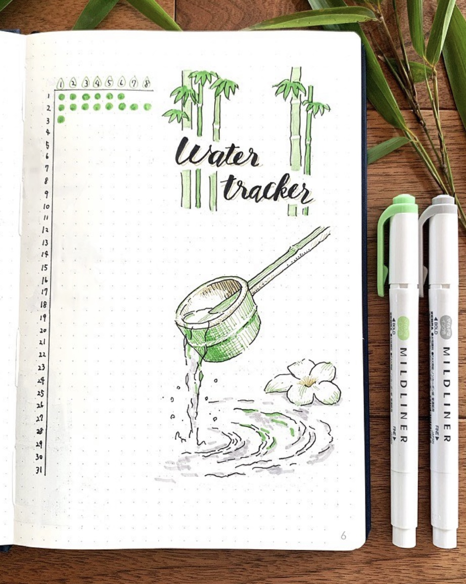 31 Best Water Tracker Spreads to Recreate today - atinydreamer