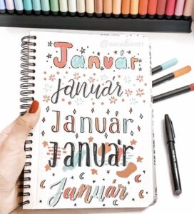 16 Best January Bullet Journal Headers to Copy - atinydreamer
