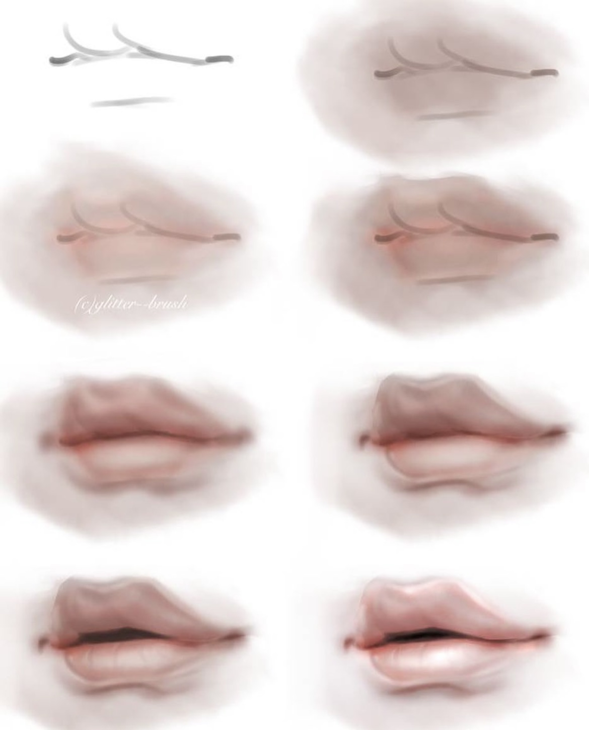 37 Best Step by Step Lip drawing Tutorials to follow - atinydreamer