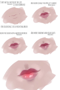 37 Best Step by Step Lip drawing Tutorials to follow - atinydreamer