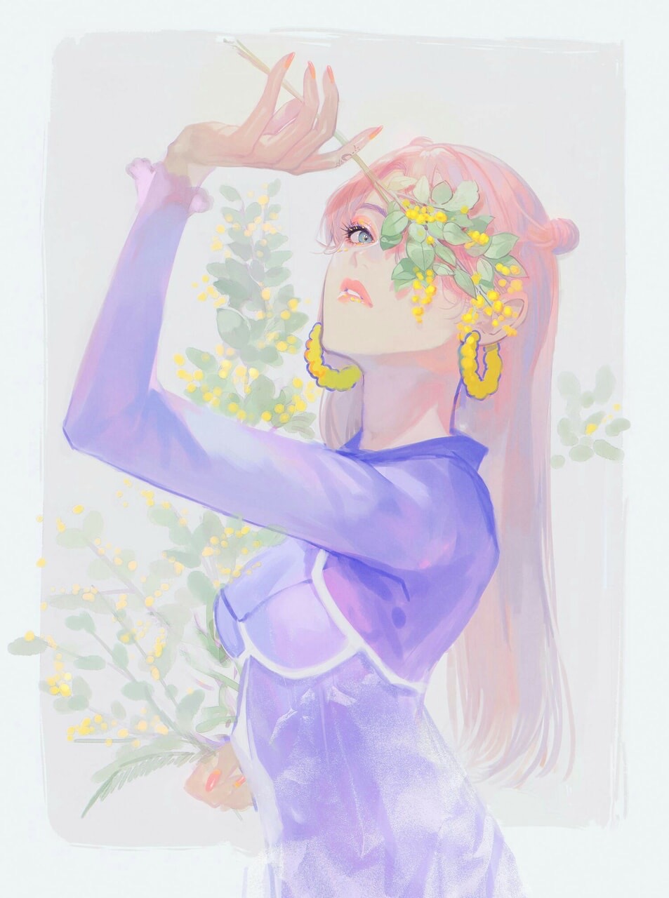 61 Best Pink Anime Aesthetic Girl Drawings to Copy - atinydreamer