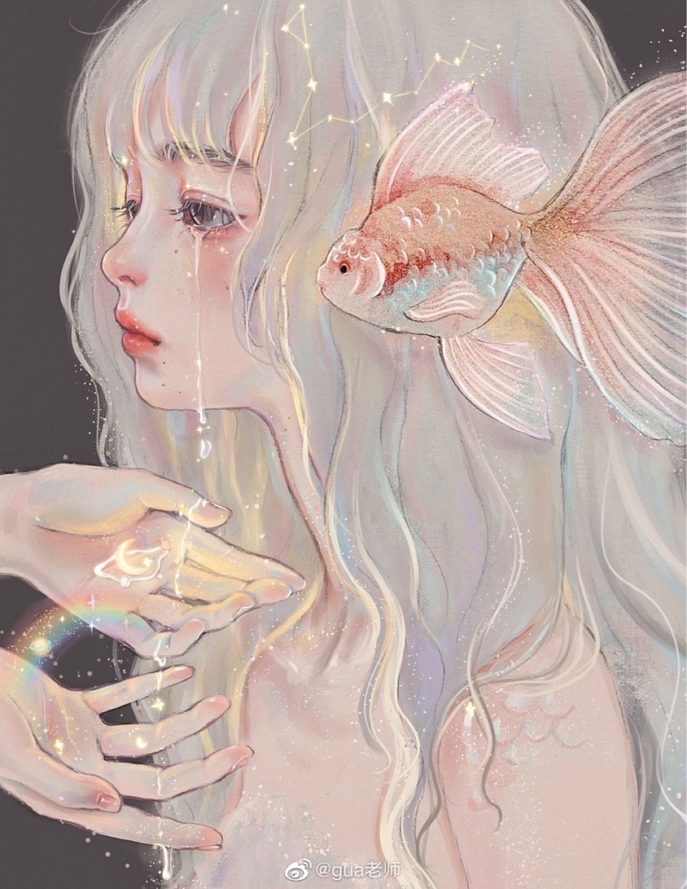 58 Captivating White-Haired Anime Girl Drawings for Your Imagination ...