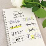 31 Best July Bujo Headers to add color to your spreads - atinydreamer