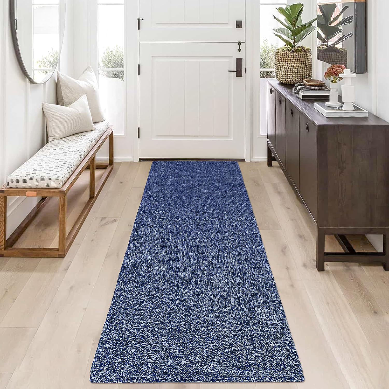 16 Best Washable Blue Runner Rugs for Your Entryway - atinydreamer
