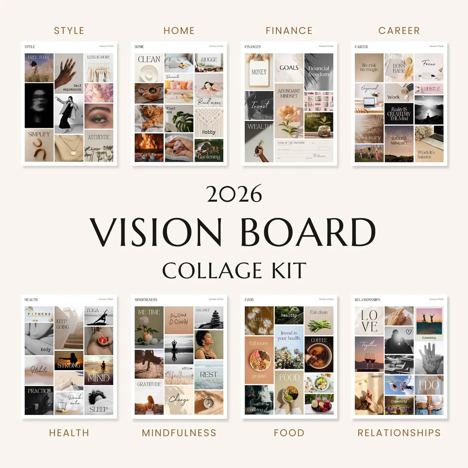 12 Best Vision Board Collage Kits to Map Out Your 2026 - atinydreamer