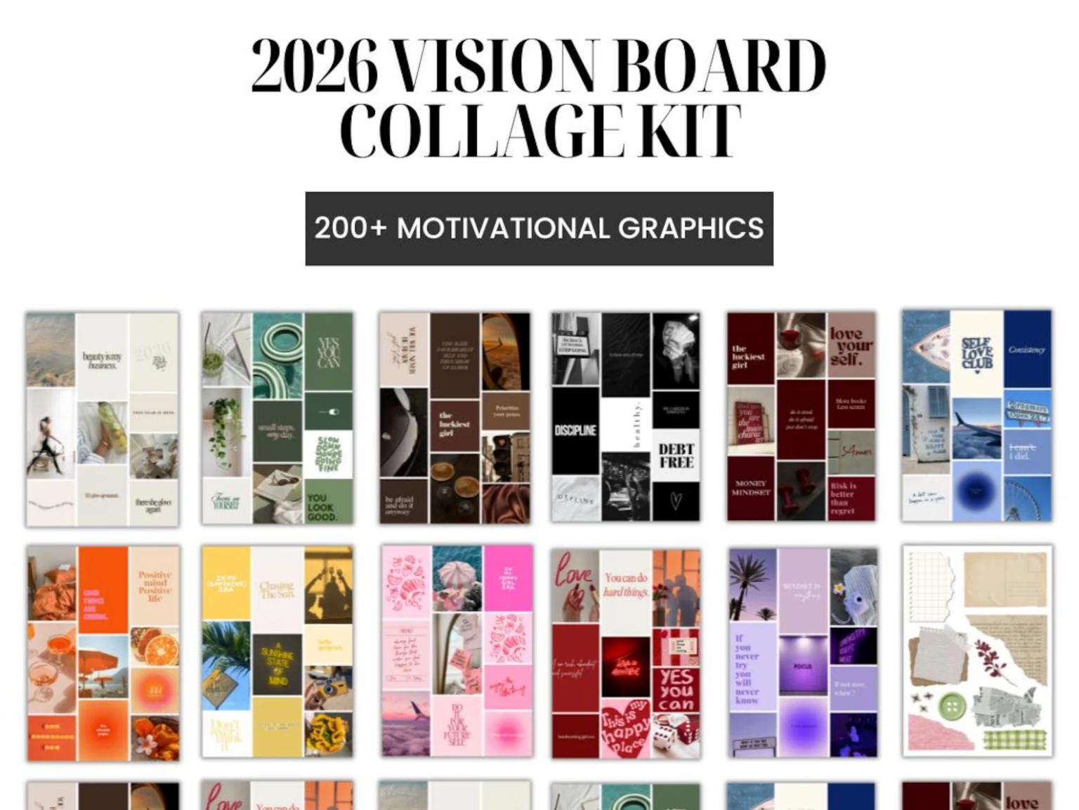 12 Best Vision Board Collage Kits to Map Out Your 2026 - atinydreamer